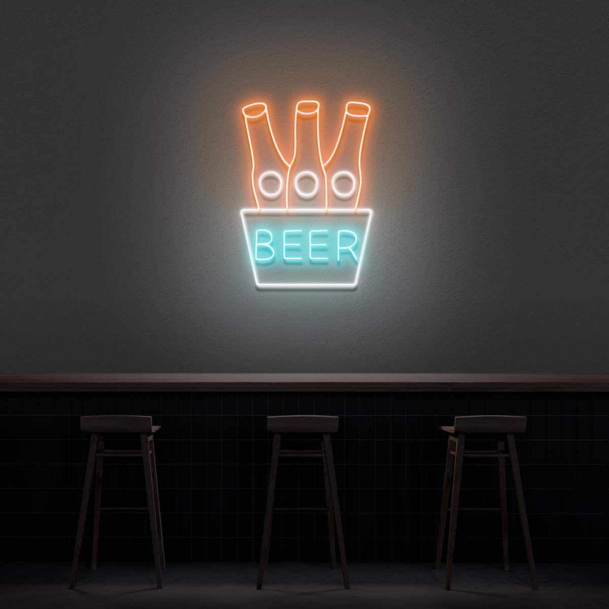 'Beer' Neon Sign — The Neon Sign Co