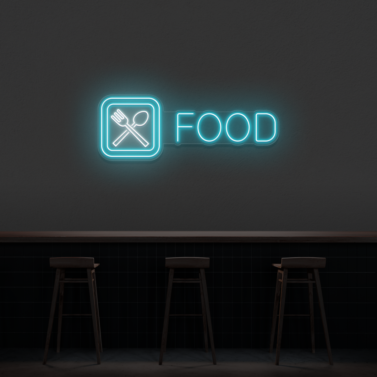 'Food' Neon Sign — The Neon Sign Co