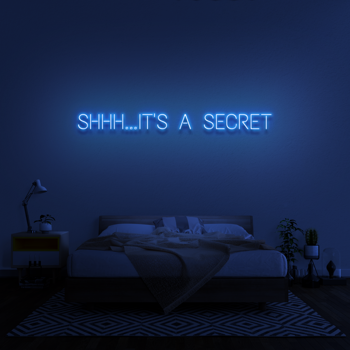 'Shhh...It's A Secret' Neon Sign — The Neon Sign Co